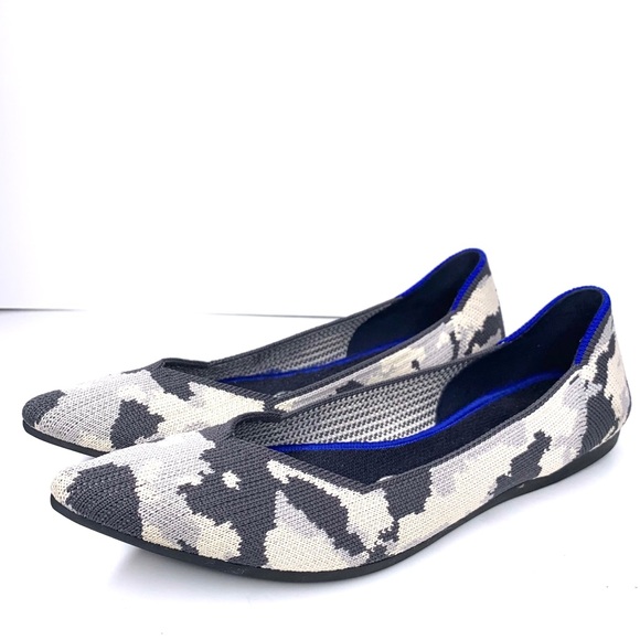 Rothy's | Shoes | Rothys Ash Grey Camo Points Size 7 | Poshmark